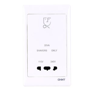 110V/240V 1 gang shaver socket-outlet – CHINT Malaysia